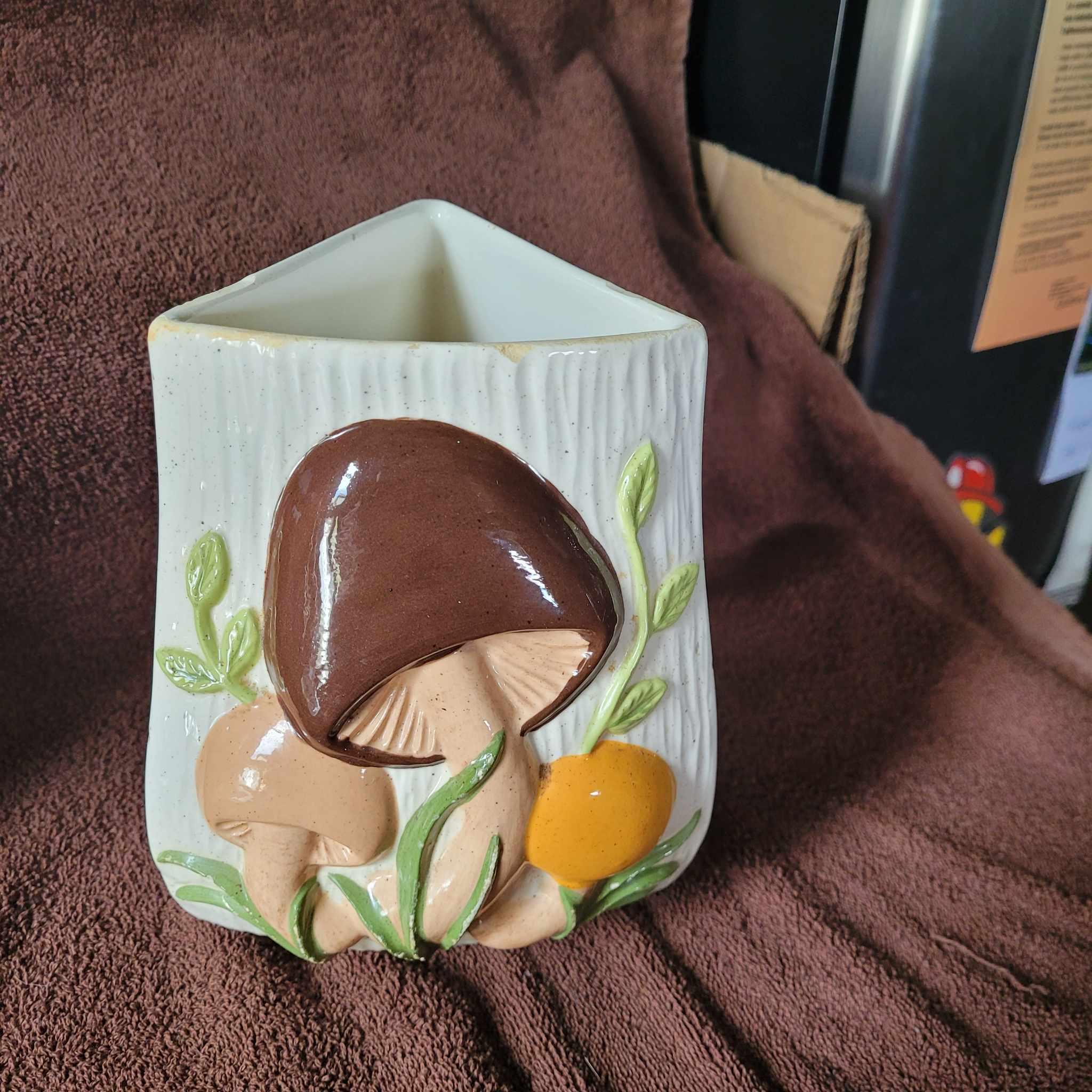 Vintage Mushroom Carousel 4 Section Divided Canister Set With Tray Handmade - Etsy