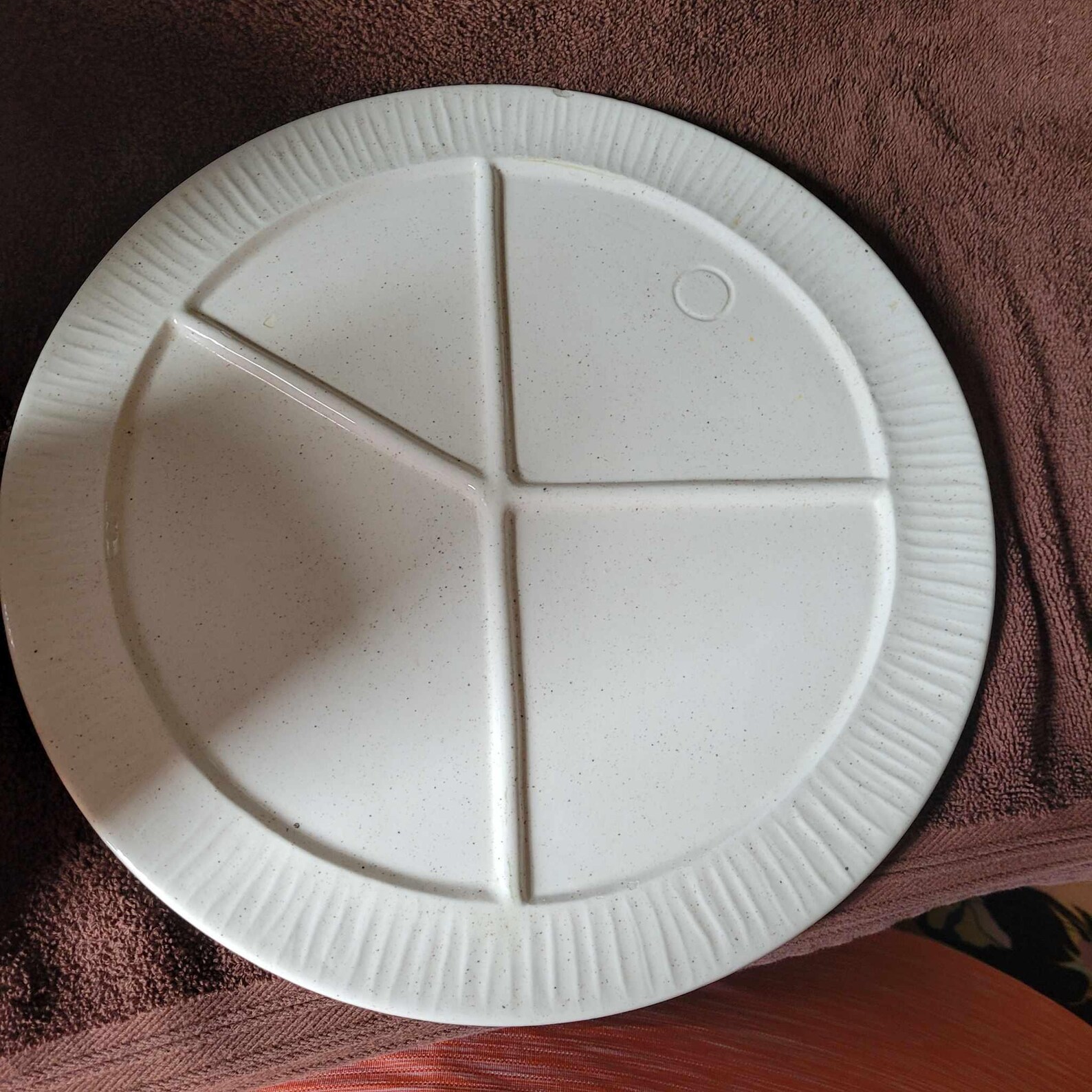 Vintage Mushroom Carousel 4 Section Divided Canister Set With Tray ...