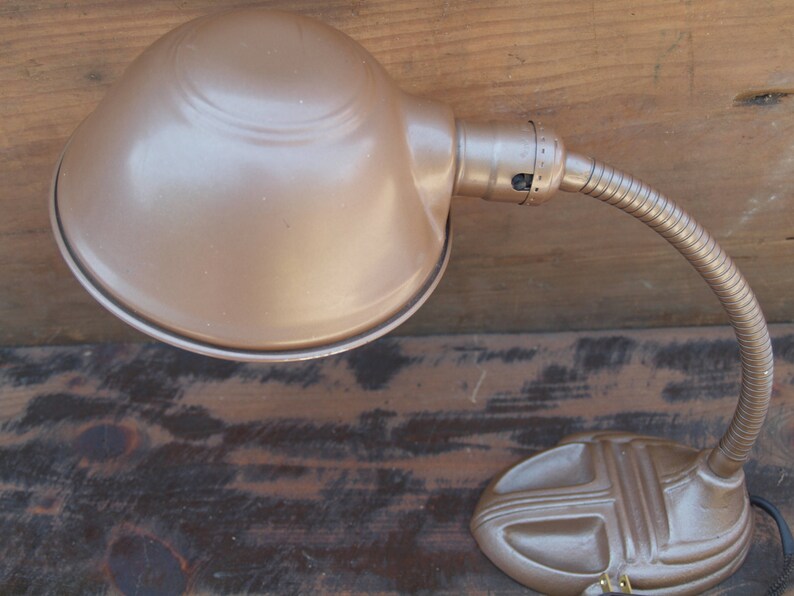 Vintage Cast Iron Desk Lamp Rodale No 0987 - Etsy