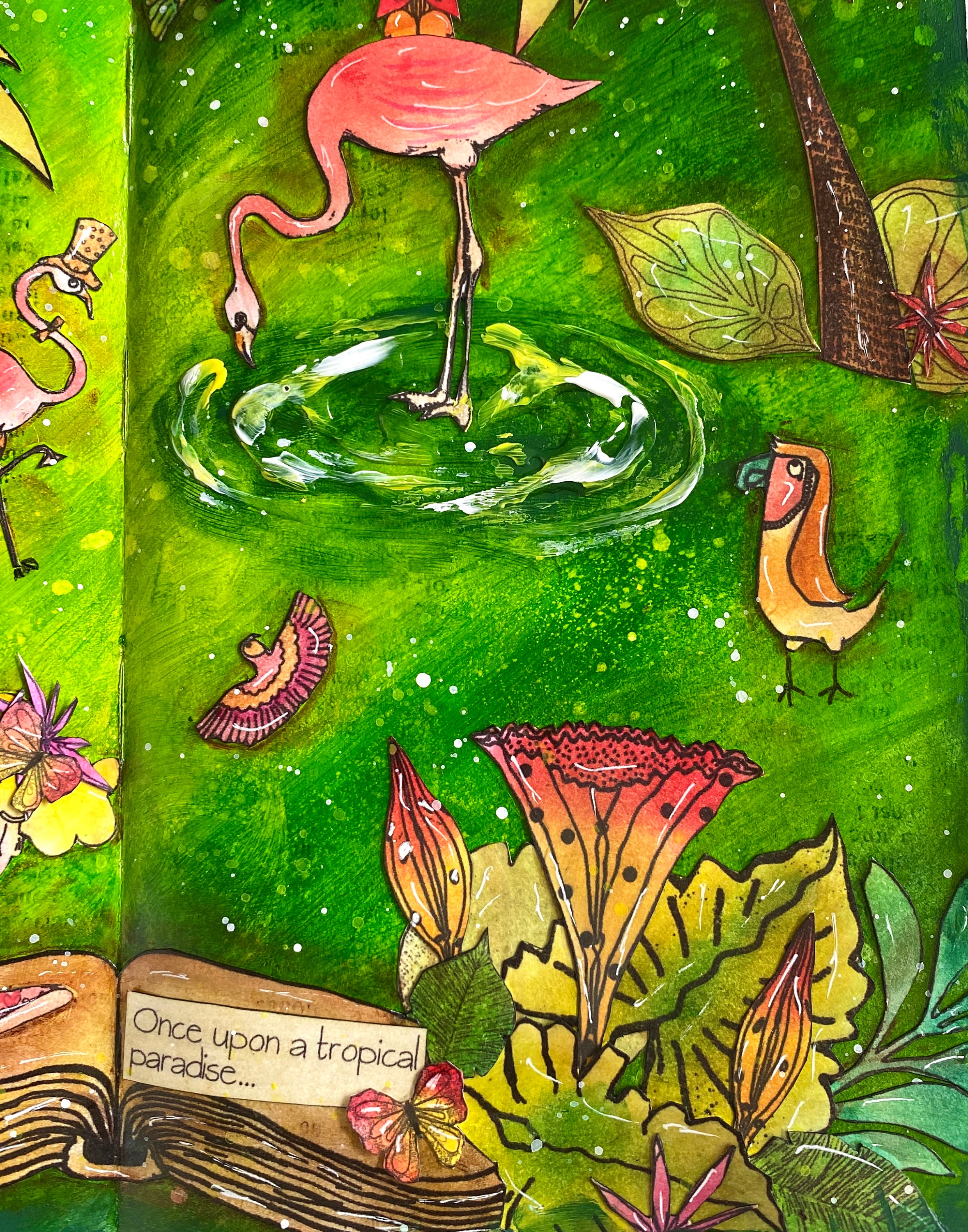 Mixed Media Art Journal Online Class Tutorial Kit - Etsy