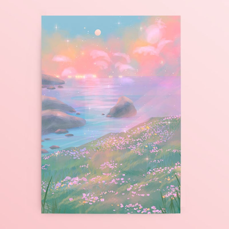 Landscape Postcard - Etsy