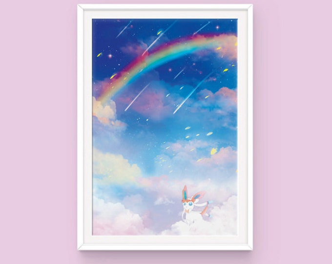 Pokemon Poster: Sylveon - Etsy