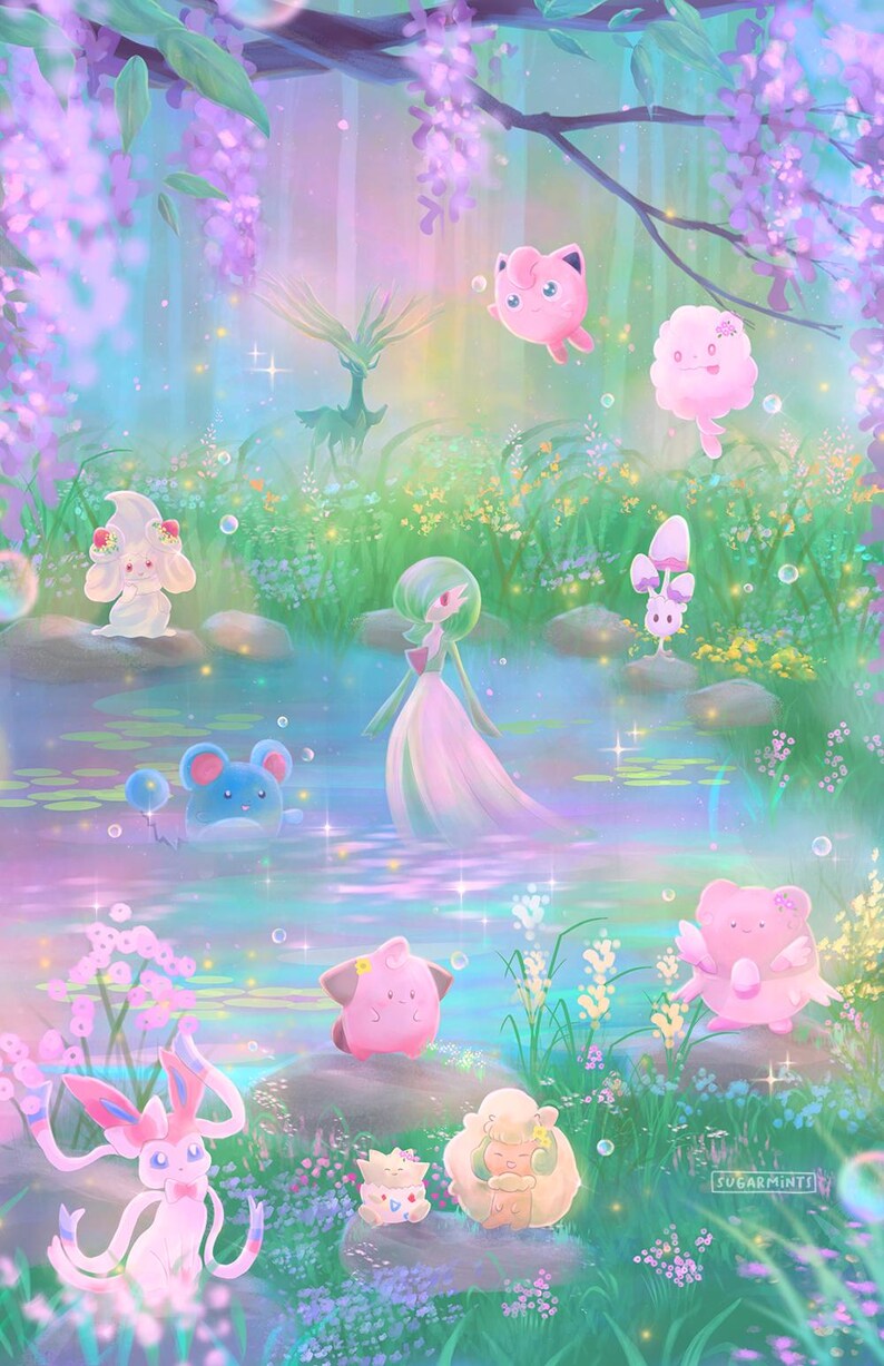 Poster: Fairy Type Pokemon - Etsy