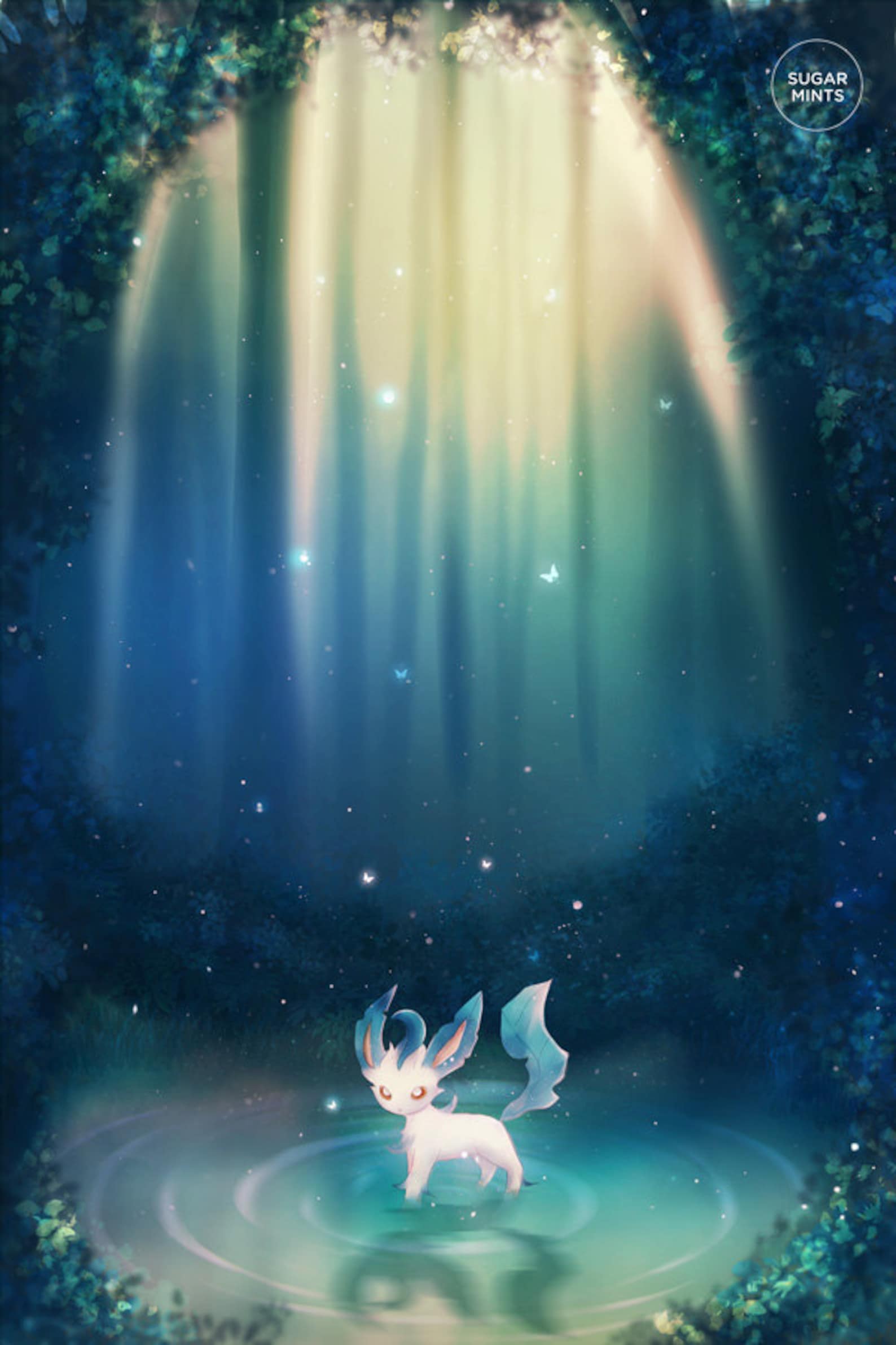 Pokemon Poster: Leafeon | Etsy