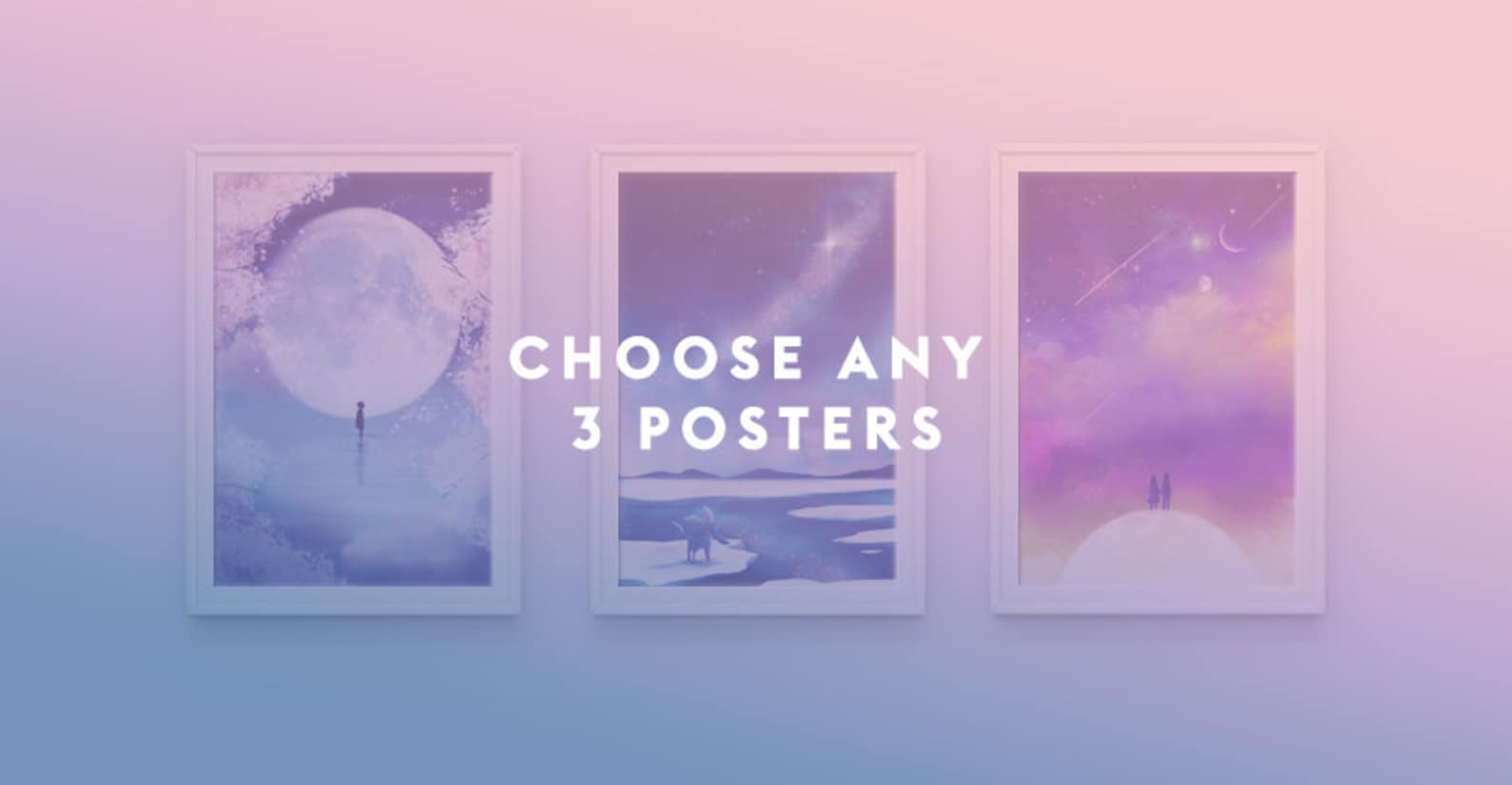 Choose Any 3 Posters Set Fantasy Art Art Poster Set Wall - Etsy