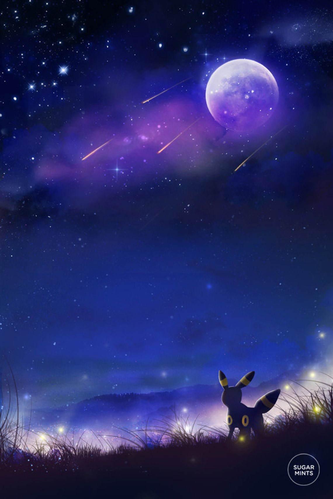 Pokemon Poster: Umbreon - Etsy