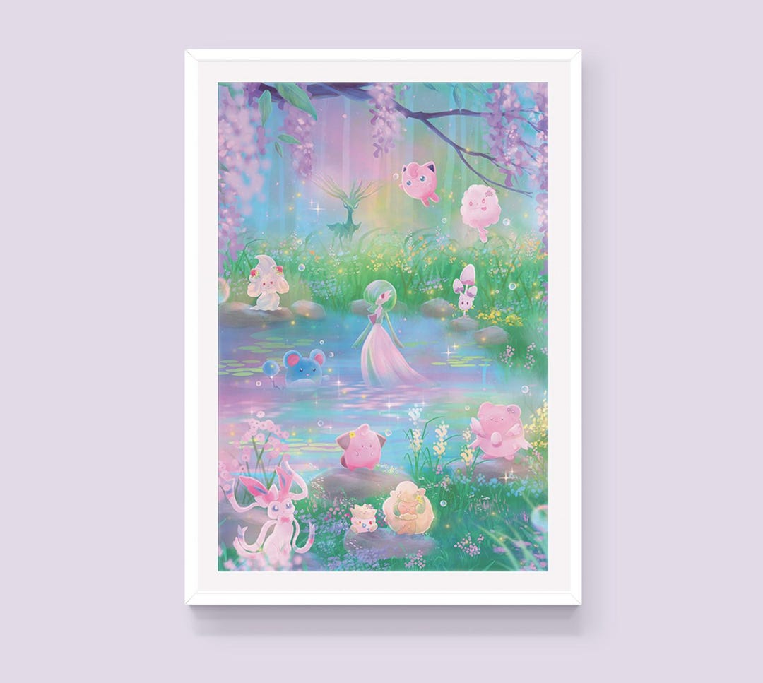 Poster: Fairy Type Pokemon - Etsy