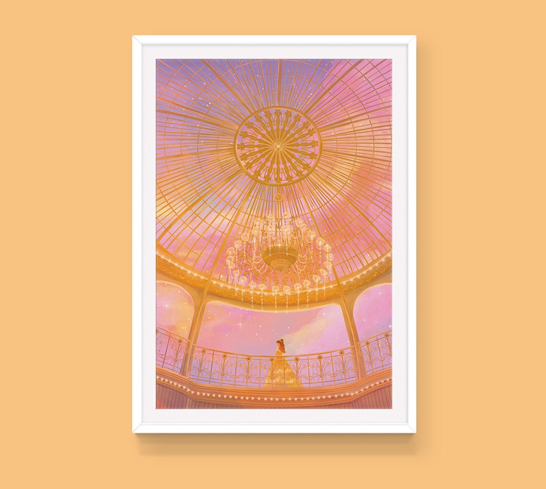 Belle Fanart Poster: Beauty and the Beast Print (11x17) - Etsy