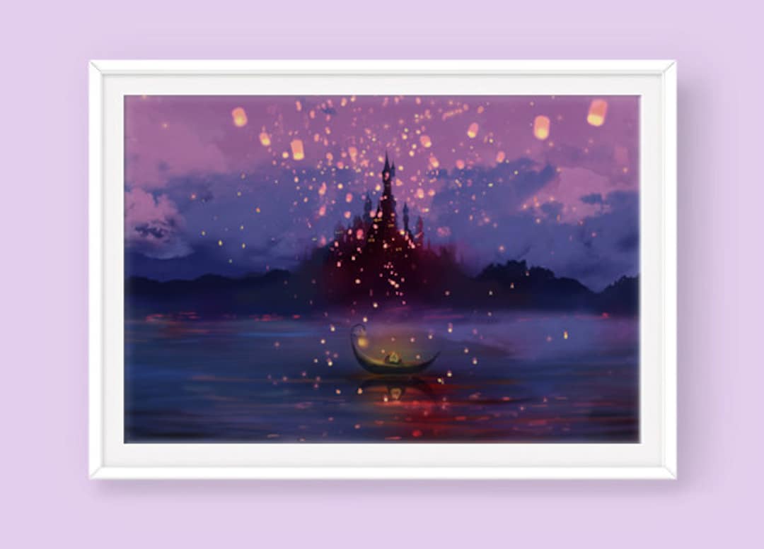Tangled Poster: Away With You - Etsy