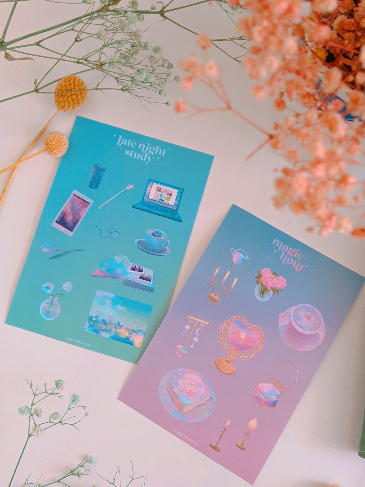 Aesthetic Objects Sticker Sheets, Scrapbooking Stickers (4x6) - Etsy