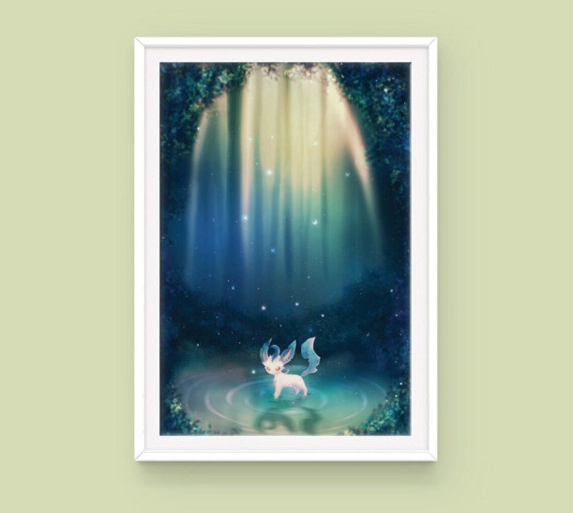 Pokemon Poster: Leafeon | Etsy