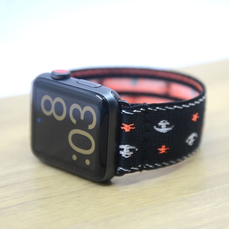Elastic Band For Apple Watch Stretchy Apple Watch band Black | Etsy Elastic Band For Apple Watch Stretchy Apple Watch band Black | Etsy