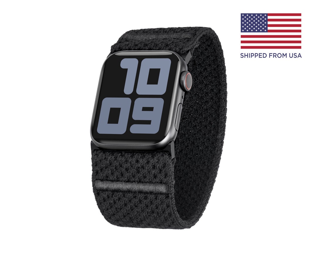 Ultra Wide Knit Sport Loop Band for Apple Watch - Breathable, Night - Etsy