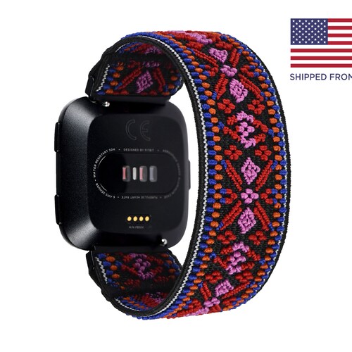 Elastic Fitbit Versa Watch Band Rainbow Pride Versa 1 / 2 - Etsy