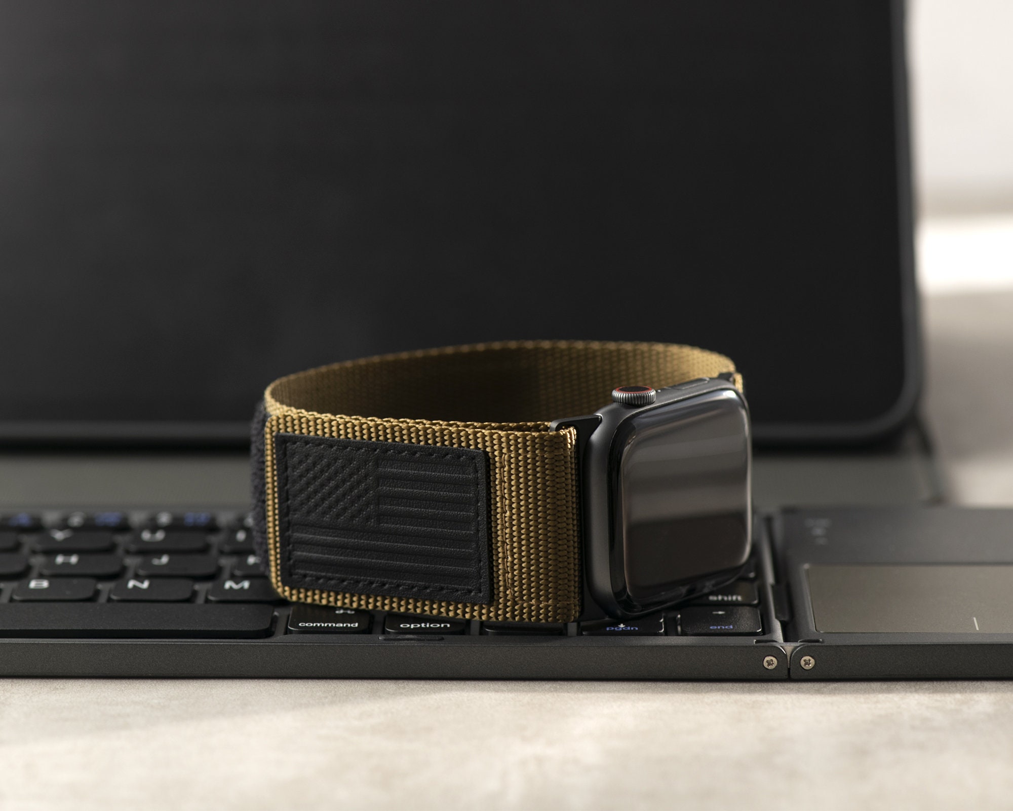 Tefeca Fortitude Series Ultra Wide Hook and Loop Band for Apple Watch ...