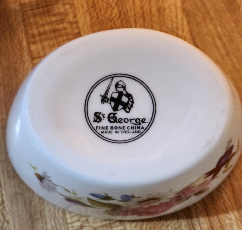 St. George Fine Bone China, Vintage Creamer and Sugar Set - Etsy Australia