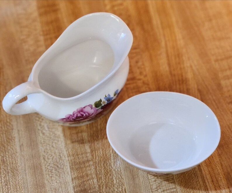 St. George Fine Bone China, Vintage Creamer and Sugar Set - Etsy Australia