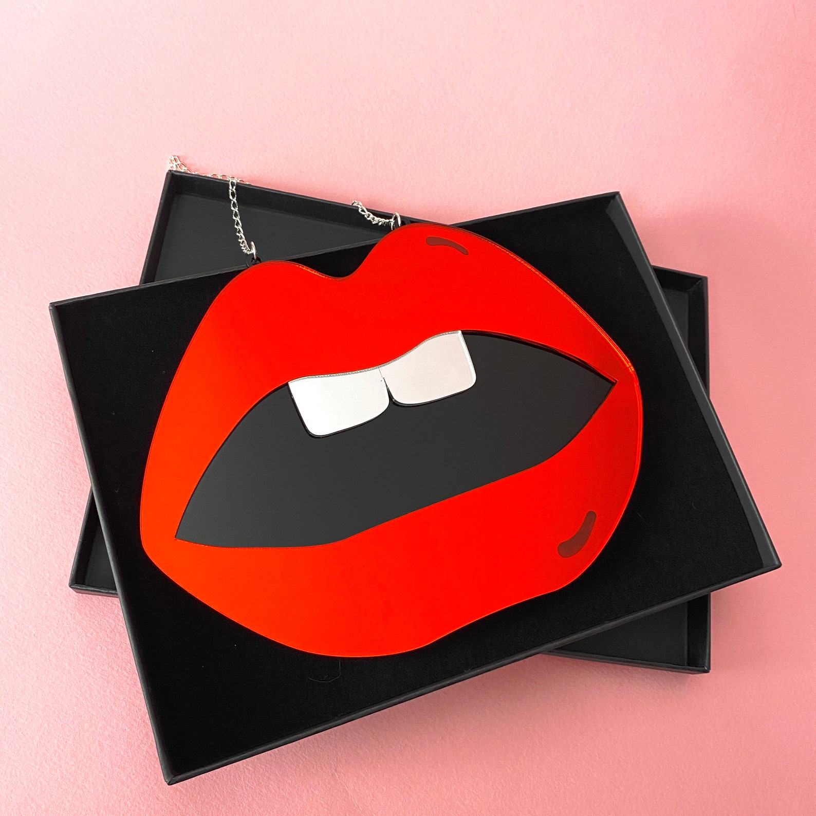 Lips Mirror / Acrylic Mirror / Lips Acrylic Mirror / Wall Mirror Red ...