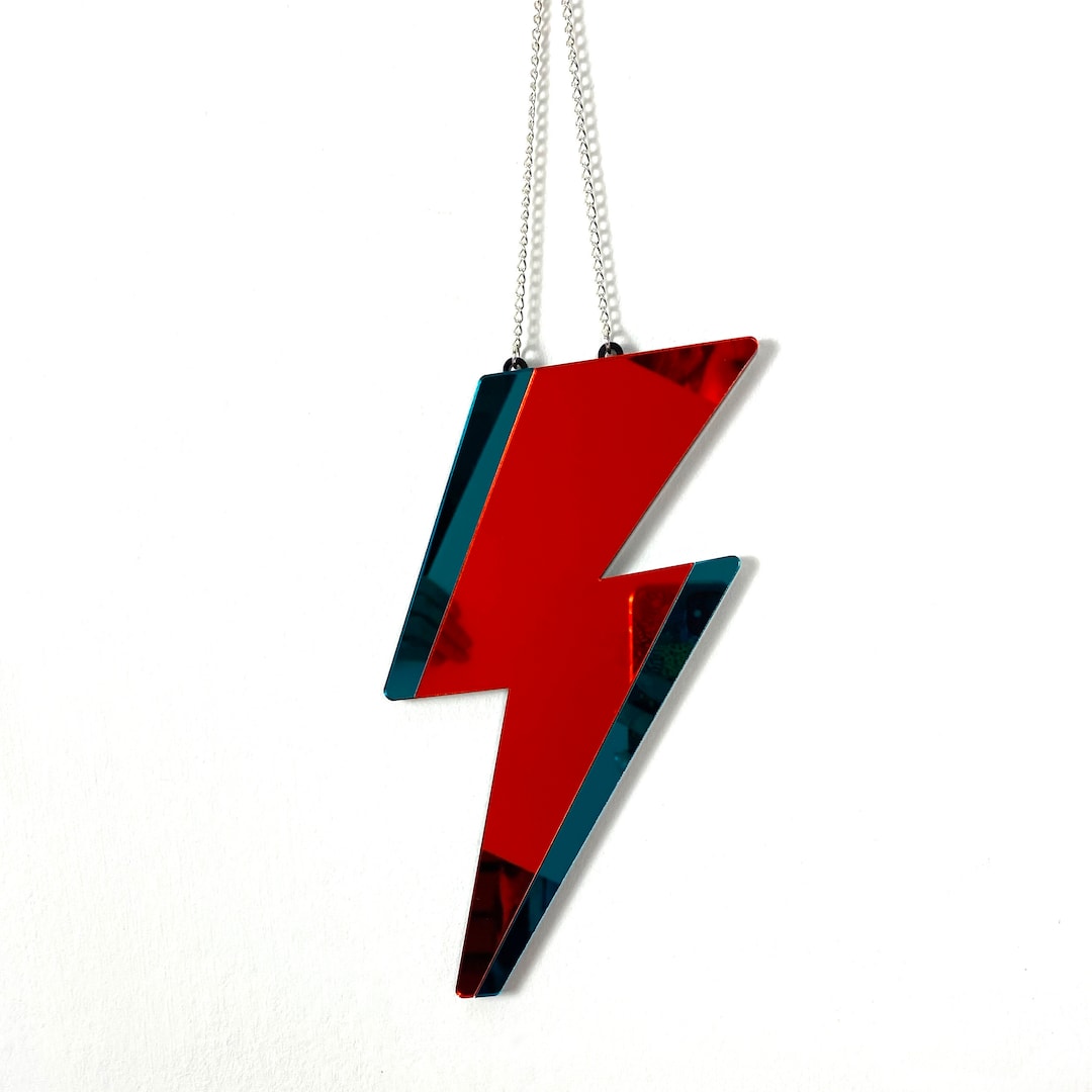 Lightning Bolt Mirror / Light Me / Multicolored / Wall Mirror - Etsy