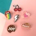 KISS ME RAINBOW Enamel Pin, Lips Pin, Lips & Tongue Pin, Hard Enamel ...