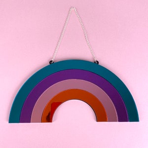 Rainbow Mirror / Acrylic / Wall Mirror / Multicolored - Etsy