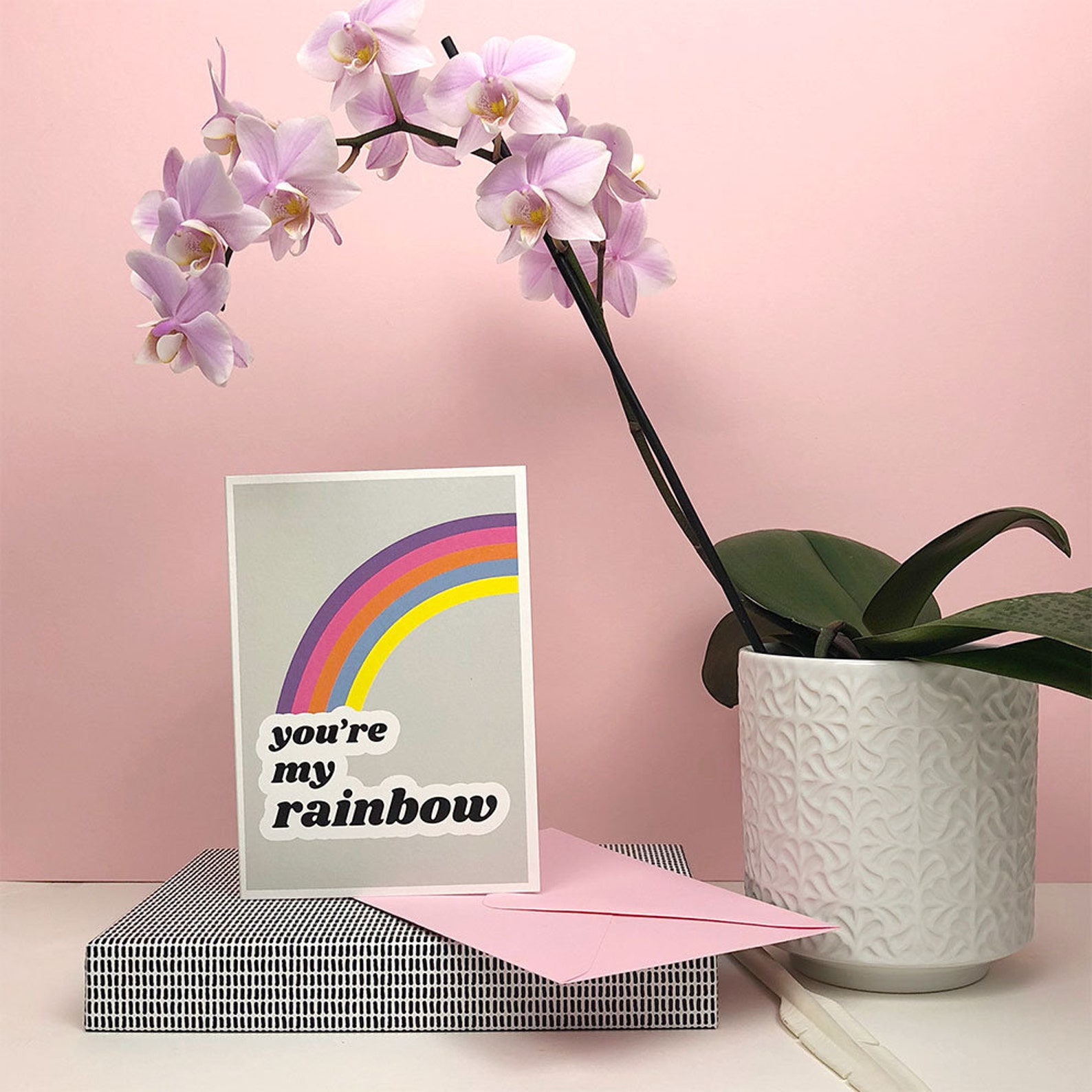 YOU'RE My RAINBOW Greeting Card// Rainbow Card - Etsy