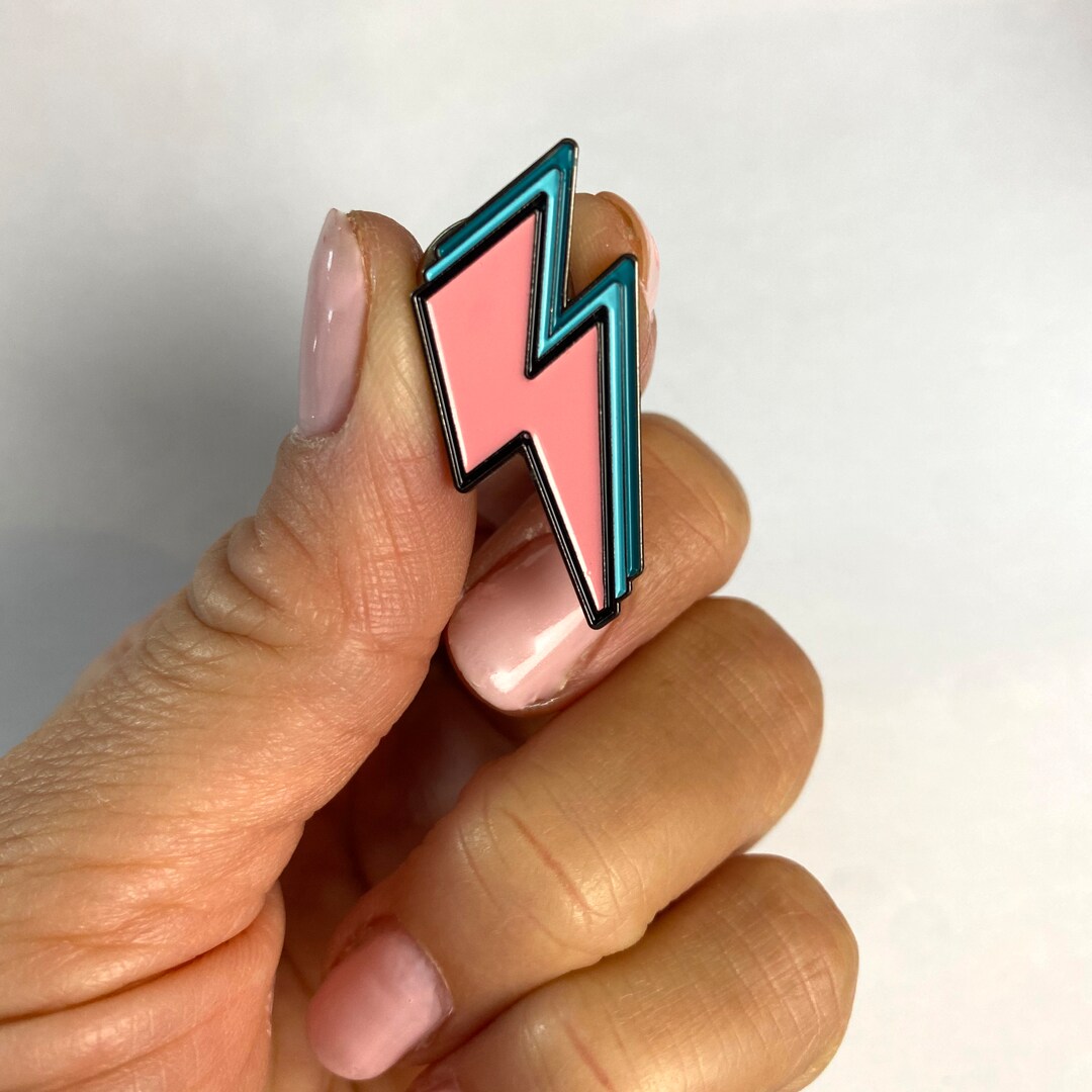 Lightning Pin / Lightning Bolt Enamel Pin / Bolt Pin / Bolts Pin - Etsy