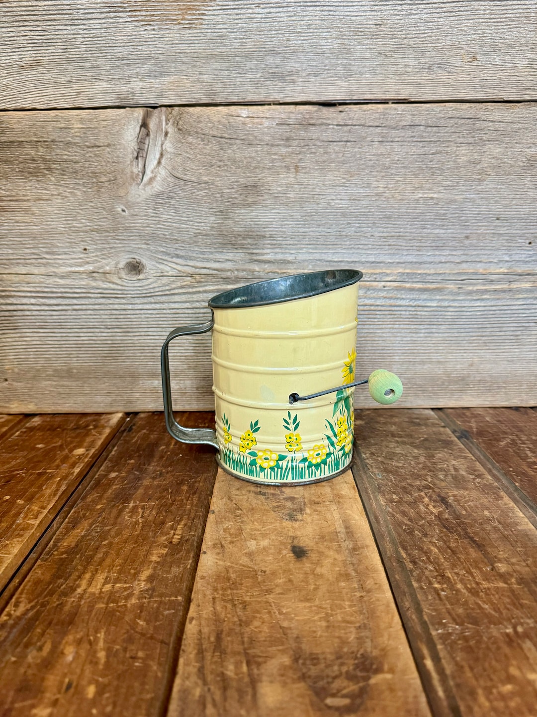 Vintage Flour Sifter, Vintage Apple Flour Sifter, Flour Sifter Wooden ...