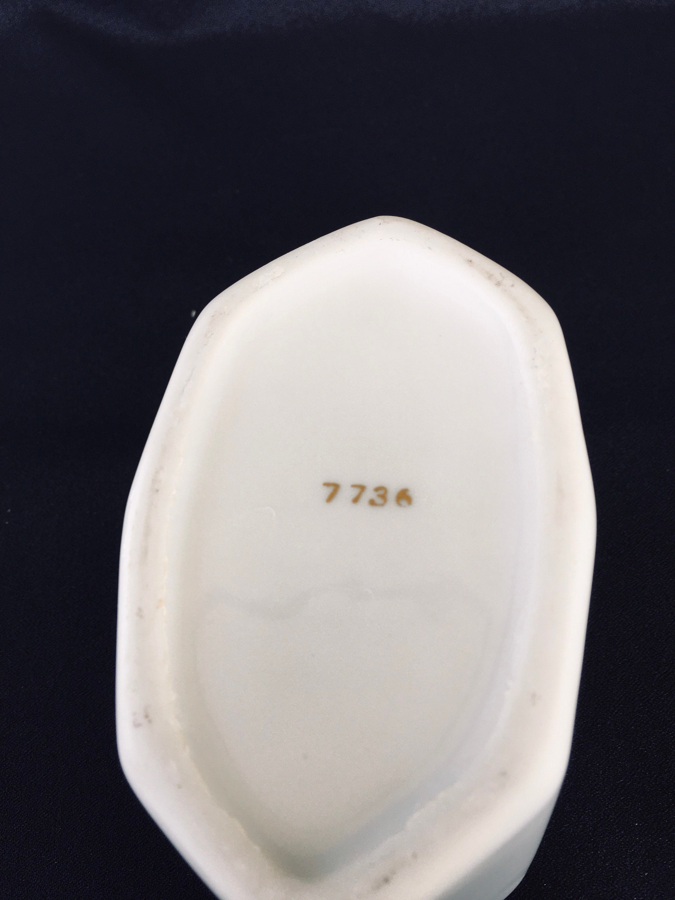 Vintage Spoon Rest Vintage China Spoon Rest White and Gold | Etsy