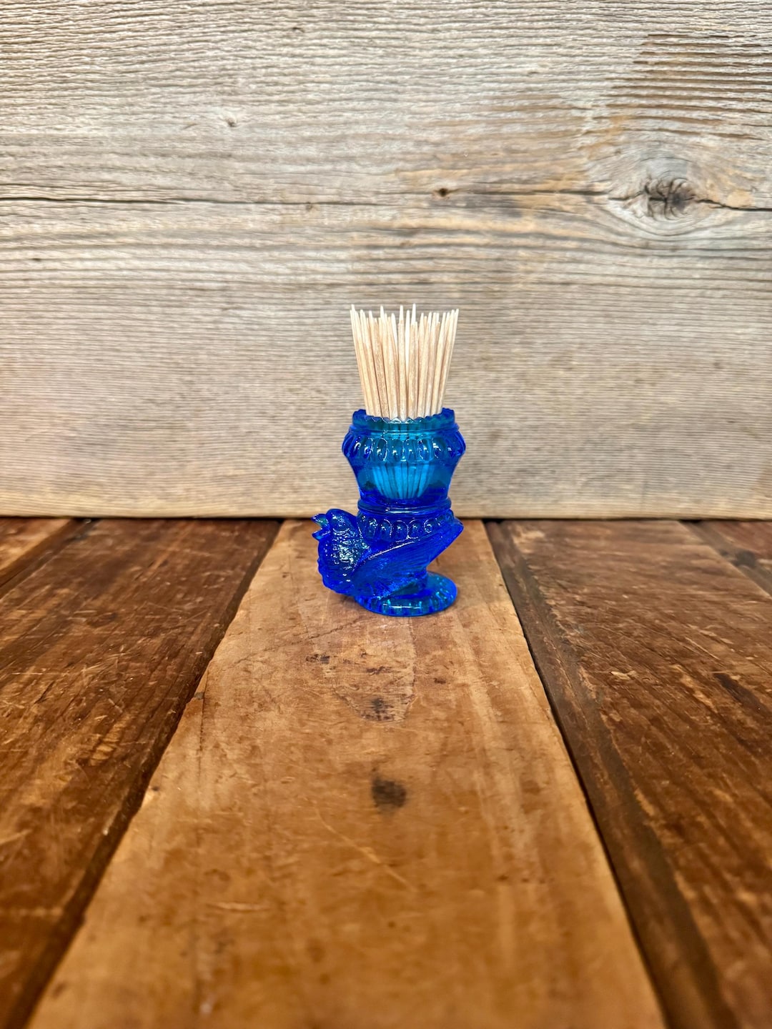 Vintage Cobalt Blue Bird Toothpick Holder, Vintage Blue Bird Toothpick ...