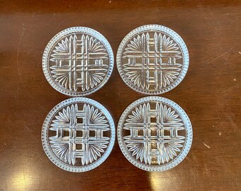 Cut Glass Coasters | Etsy