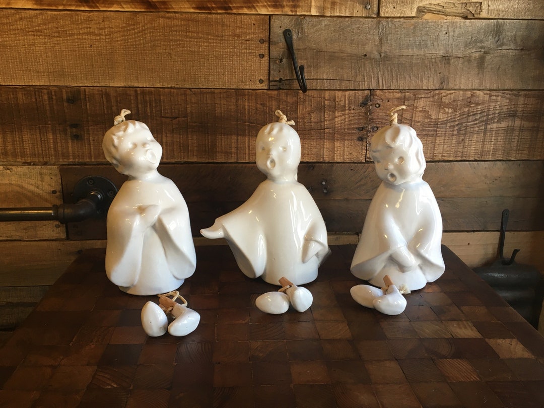Vintage Made in Italy Angels, Italian Pottery Angels, Made in Italy ...