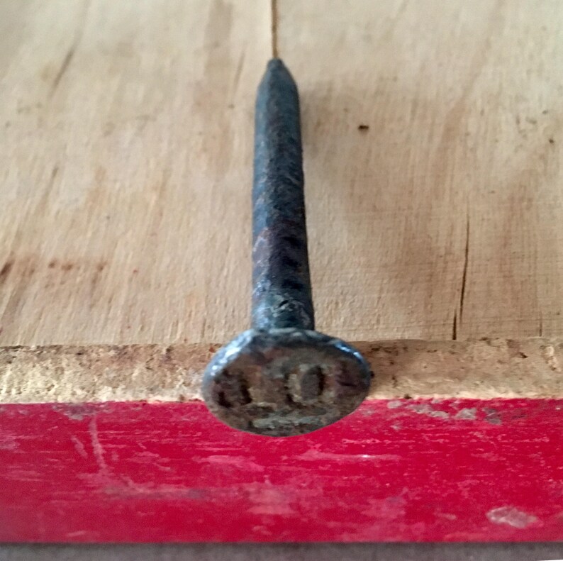 1910 Railroad Tie Nail, Primitive Railroad Tie Nail, Railroad Nail ...