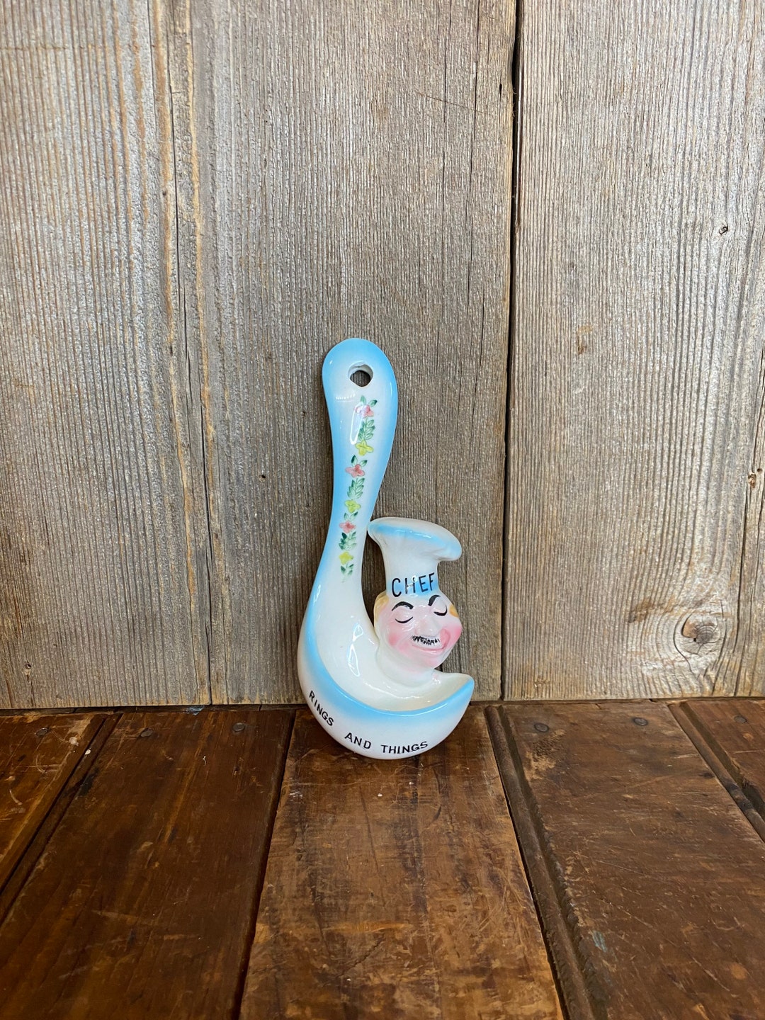 Vintage Chef Rings and Things Trinket Dish, Vintage Lefton 535 Chef ...