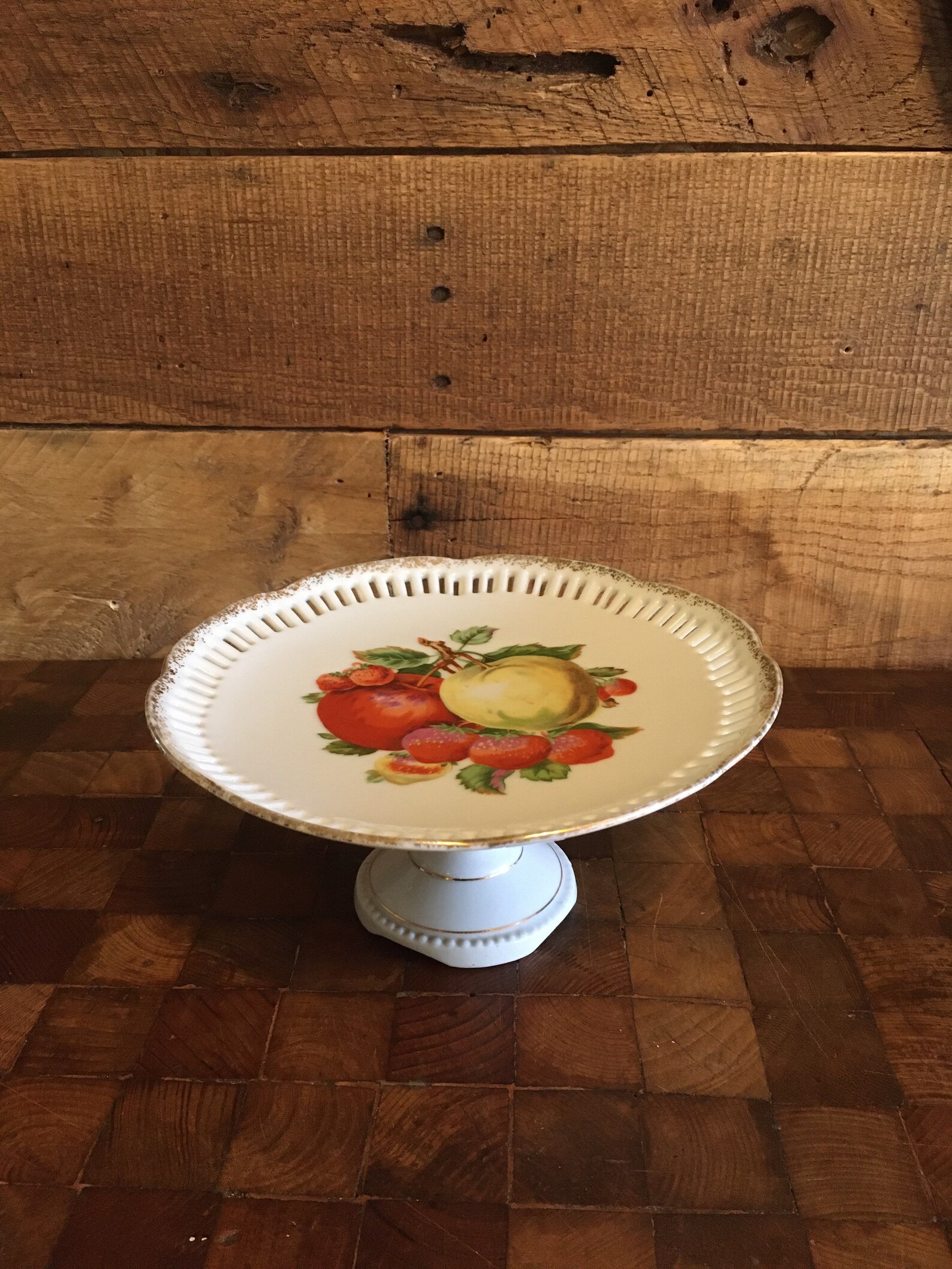 Vintage Small Cake Stand Vintage Bon Bon Stand Vintage Fruit - Etsy