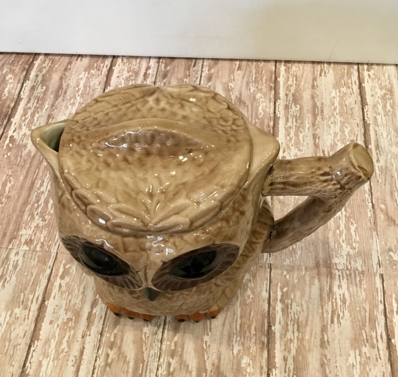 Owl Pitcher Vintage Sittre Owl Pitcher Owl Beverage Serving - Etsy