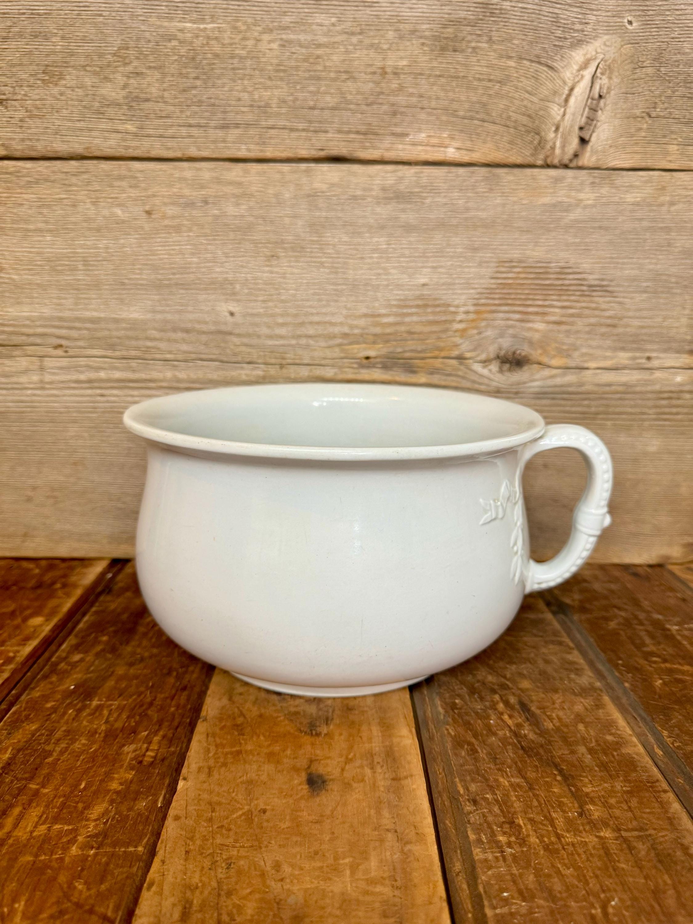 Vintage Ironstone Chamber Pot, Vintage JG Meakin Hanley England ...