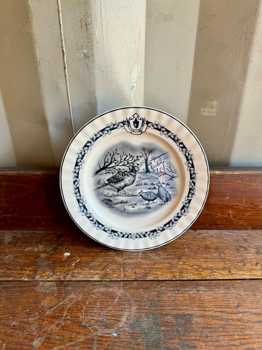 Vintage Mary Carol Game Birds Plate, Vintage Pheasant Game Birds Plate ...