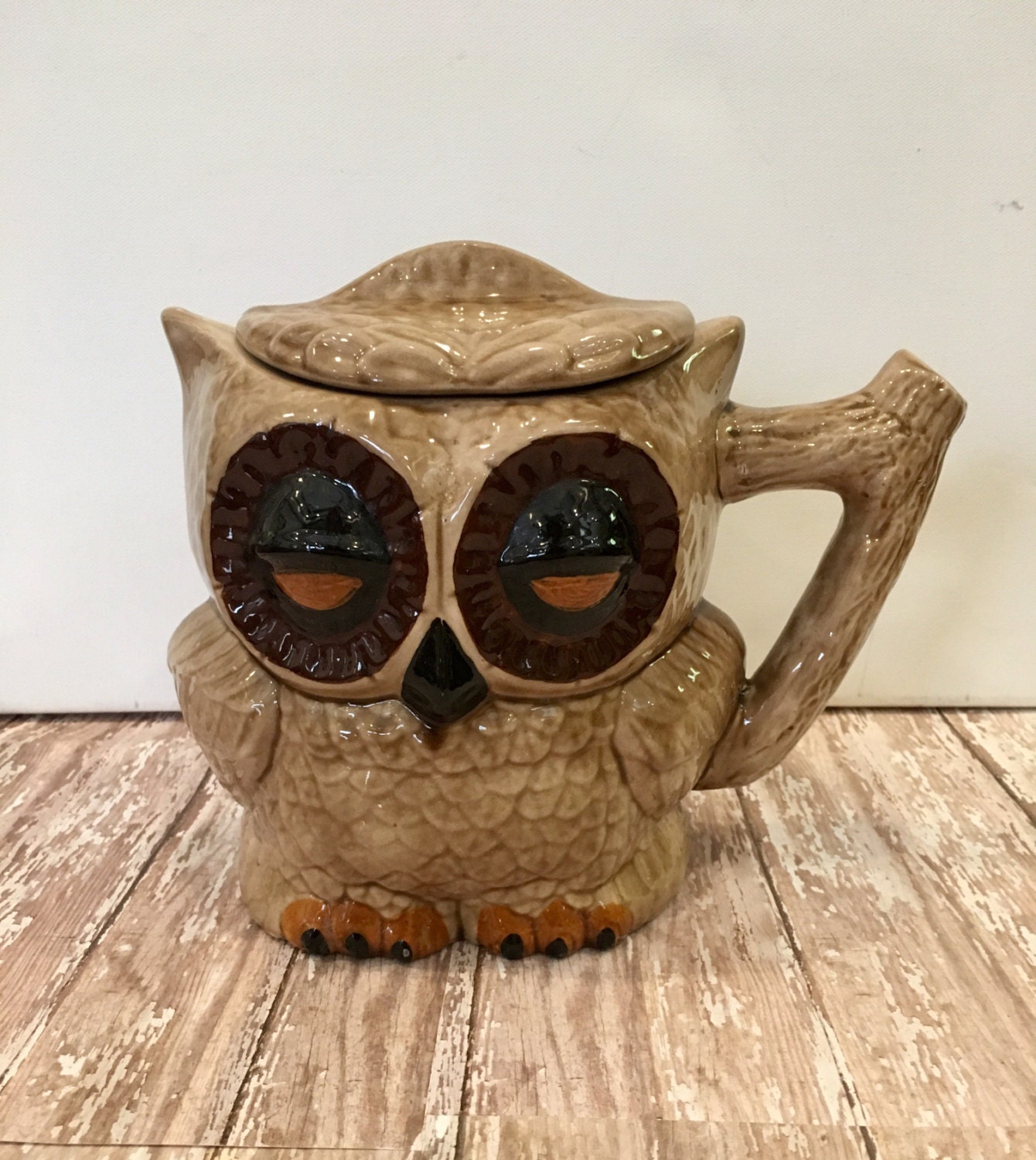 Owl Pitcher, Vintage Sittre Owl Pitcher, Owl Beverage Serving, Owl ...