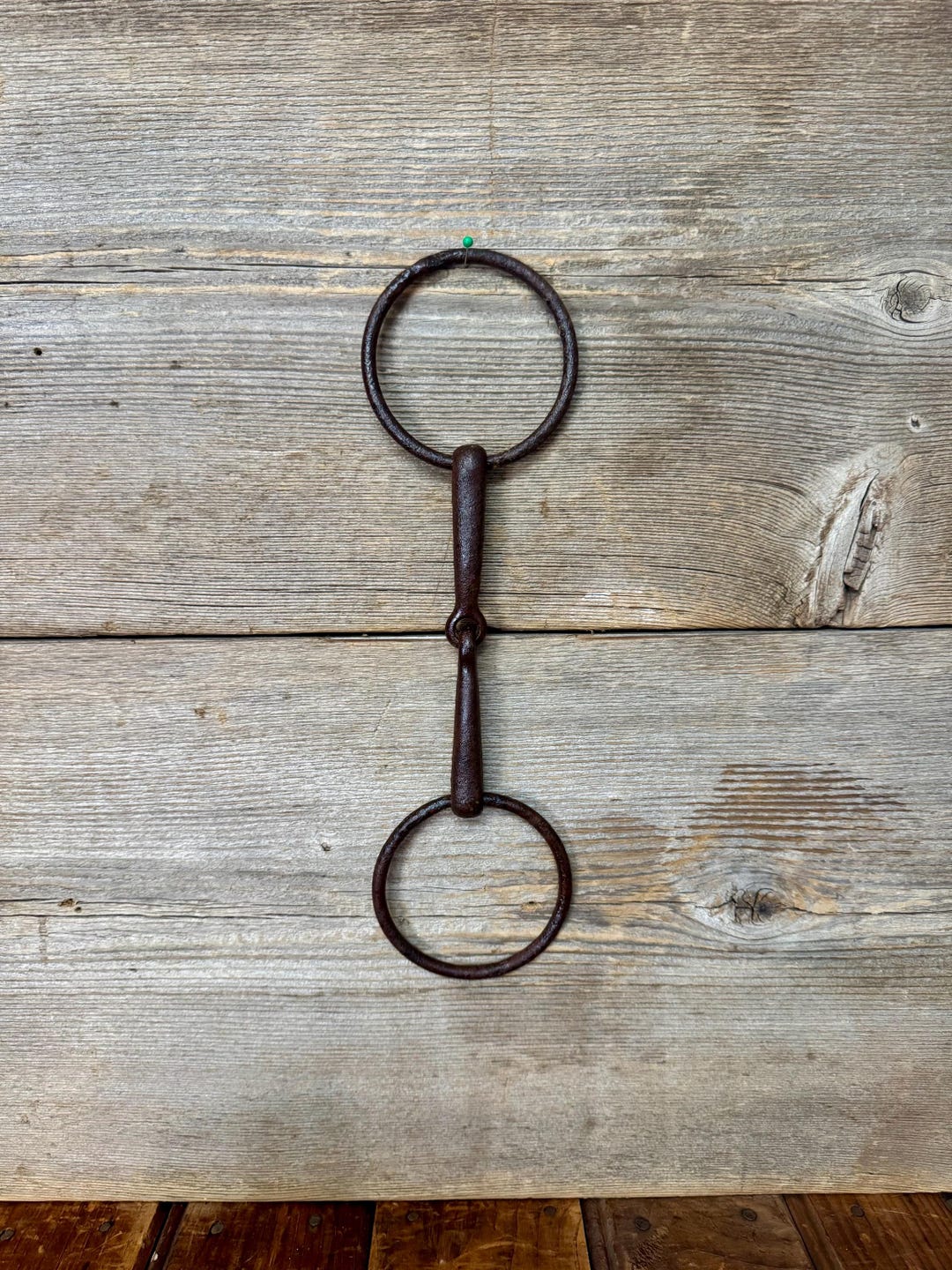 Vintage O Ring Snaffle Bit, Western Decor, Rustic Harness Bit, Horse ...