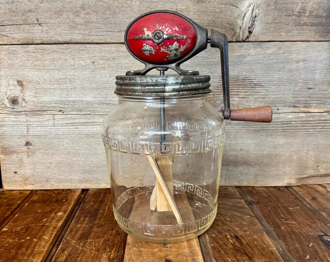 Vintage Oval Top Butter Churn, Vintage Farmhouse Churn, Vintage ...