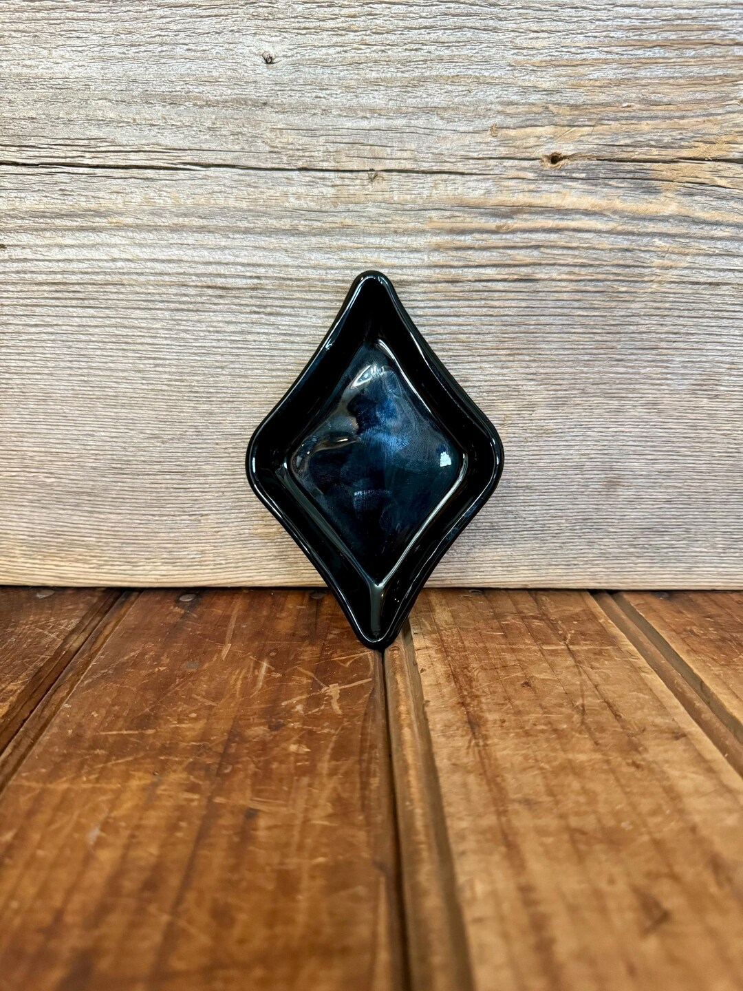 Vintage Black Tiara Sandwich Bridge Tray, Vintage Black Tiara Diamond ...