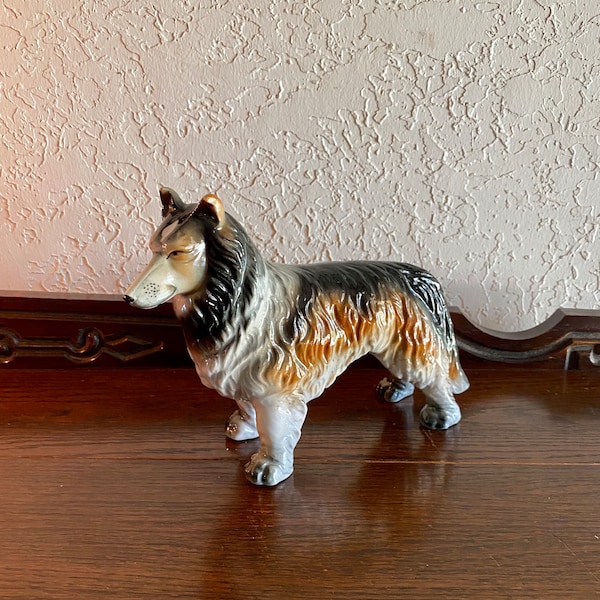 Ceramic Collie - Etsy