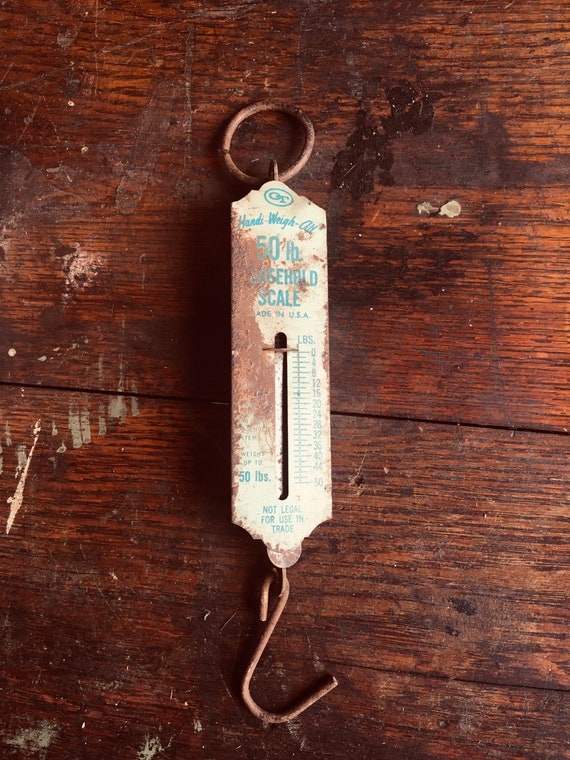 Vintage Scales Vintage Handi Weigh-All 50 lb. Scales | Etsy