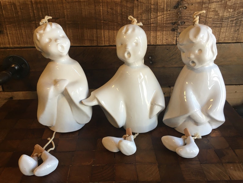 Vintage Made in Italy Angels, Italian Pottery Angels, Made in Italy ...