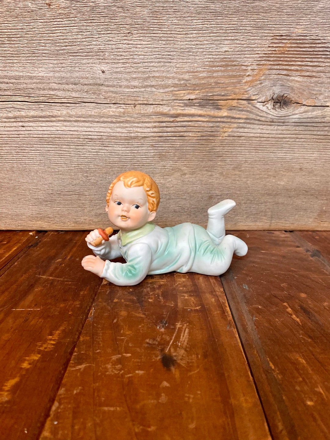 Vintage Porcelain Baby Figurine, Porcelain Baby Figurine, Bisque Baby ...