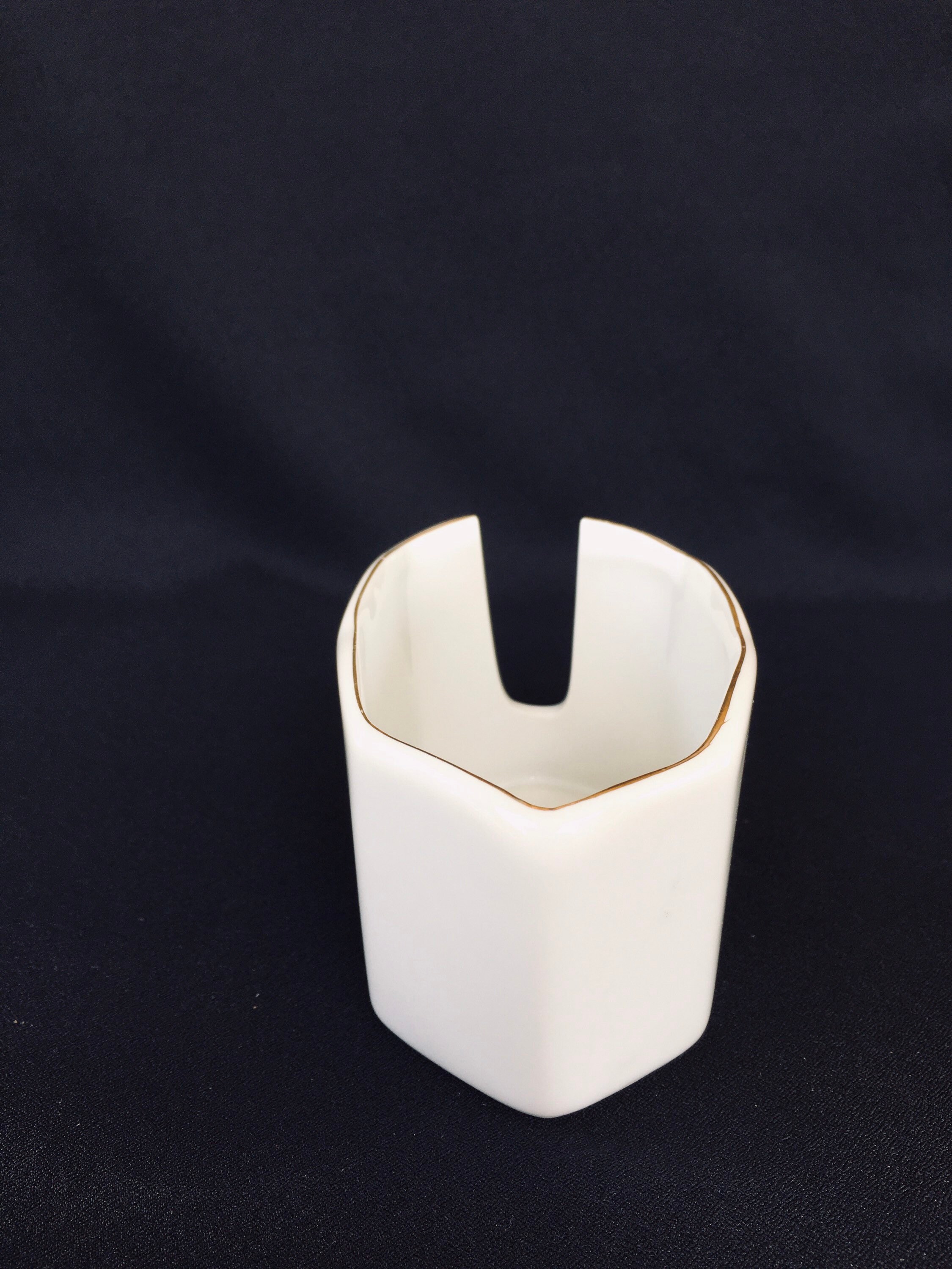 Vintage Spoon Rest Vintage China Spoon Rest White and Gold | Etsy