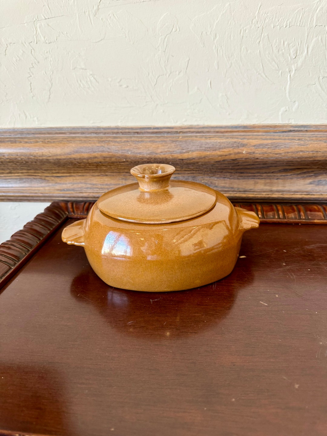 Vintage Frankoma Baker, Vintage Frankoma Bean Pot, Vintage Cinnamon ...