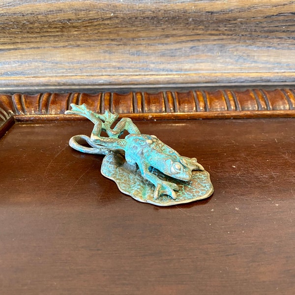 Brass Frog - Etsy