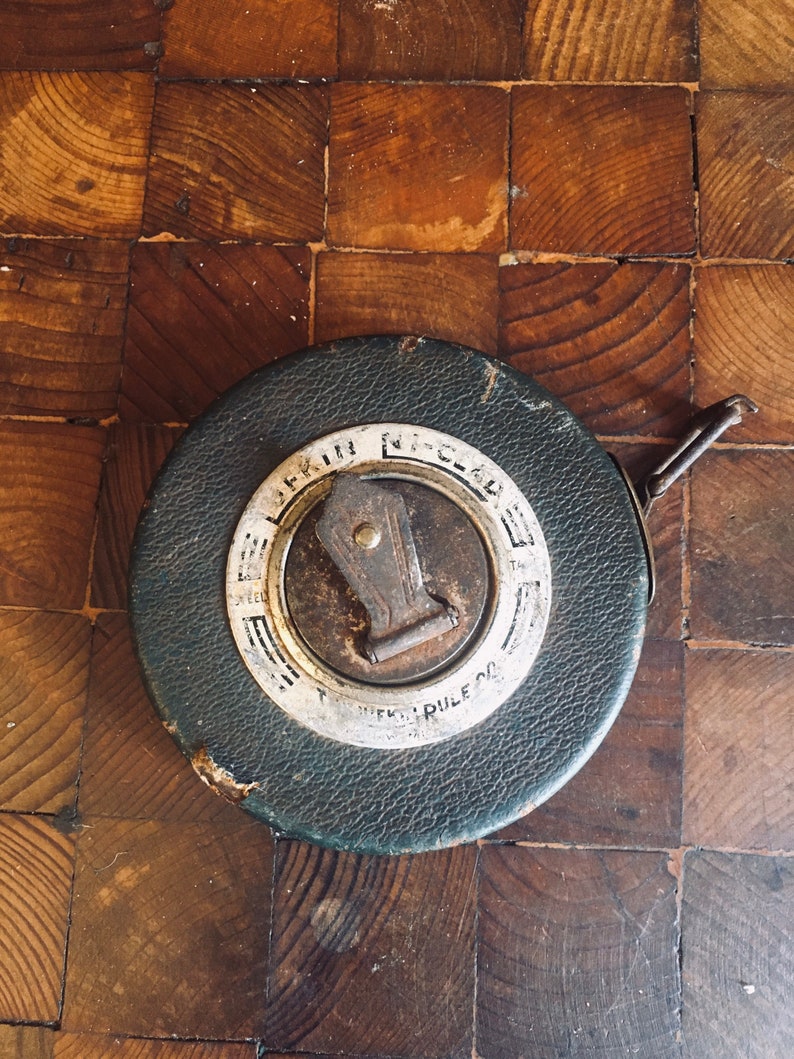 Vintage 50 Foot Steel Tape Measure, Vintage Lufkin Ni-clad 50 Ft Tape ...